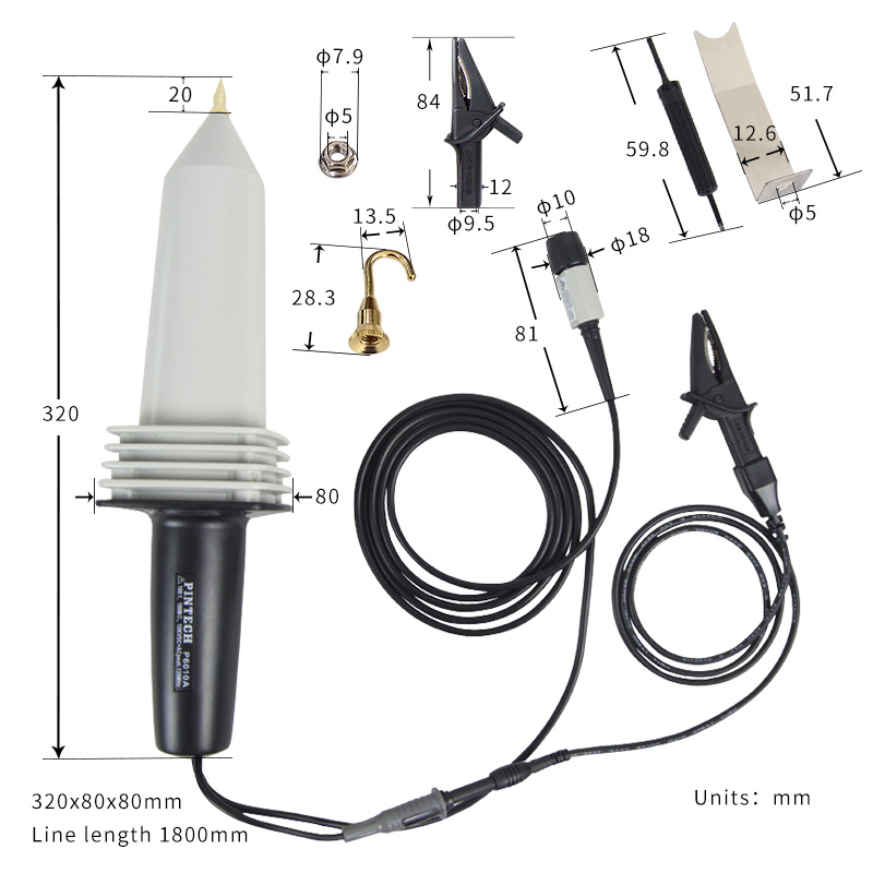 P6010A(10KV,120MHz) high-voltage probe - Differential Probe, Current ...