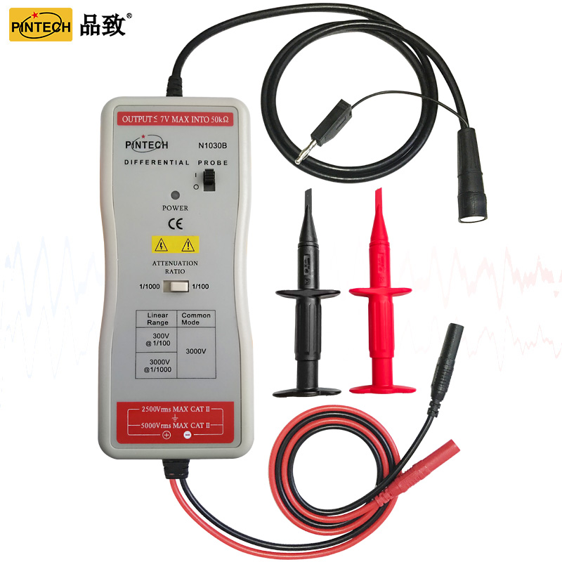 N1030B 高压差分探头(100MHz，3000Vp-p) - 差分探头_电流探头_示波器探头_隔离探头-PinTech品致官网